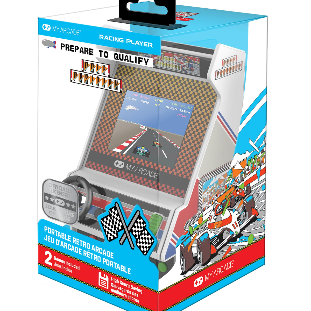 My Arcade Pole Position Racing Player: Retro Mini Arcade Game Console ...