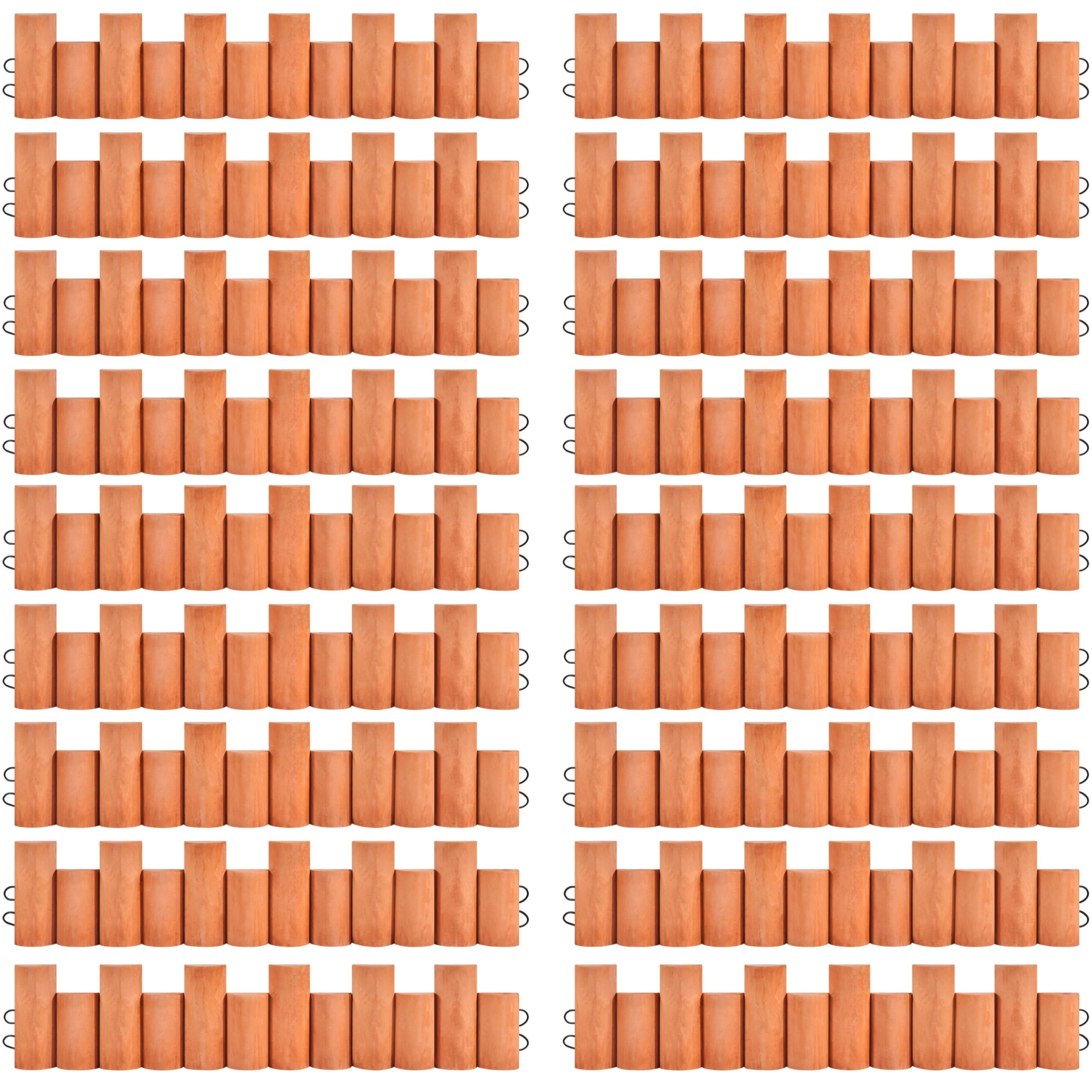 Yaheetech 18pcs Garden Wooden Short Fence,Outdoor Landscape Edging ...
