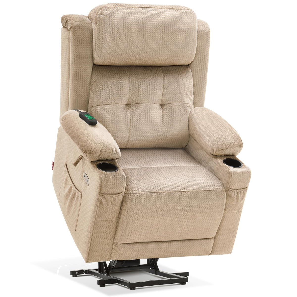 MCombo Large Triple Motor Power Lift Recliner Chair with Massage and H ...