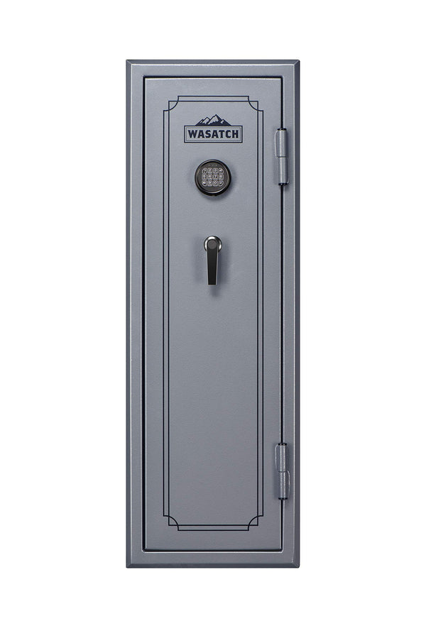 Wasatch 18-Gun Fireproof and Waterproof Safe with Electronic Lock, Gra ...