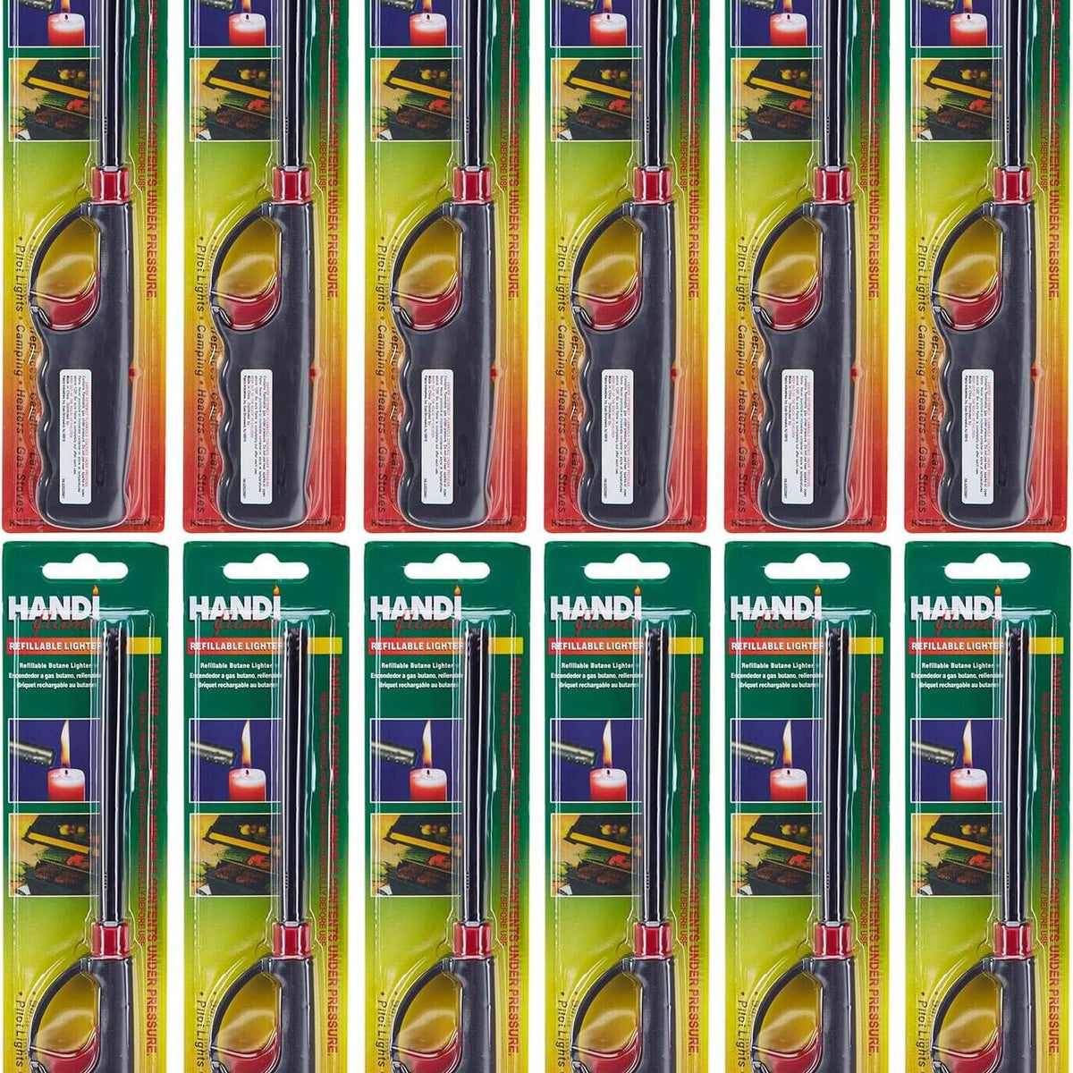 Handi Flame Brand Grill Lighters with Handi Flame Branded Packaging (1 ...