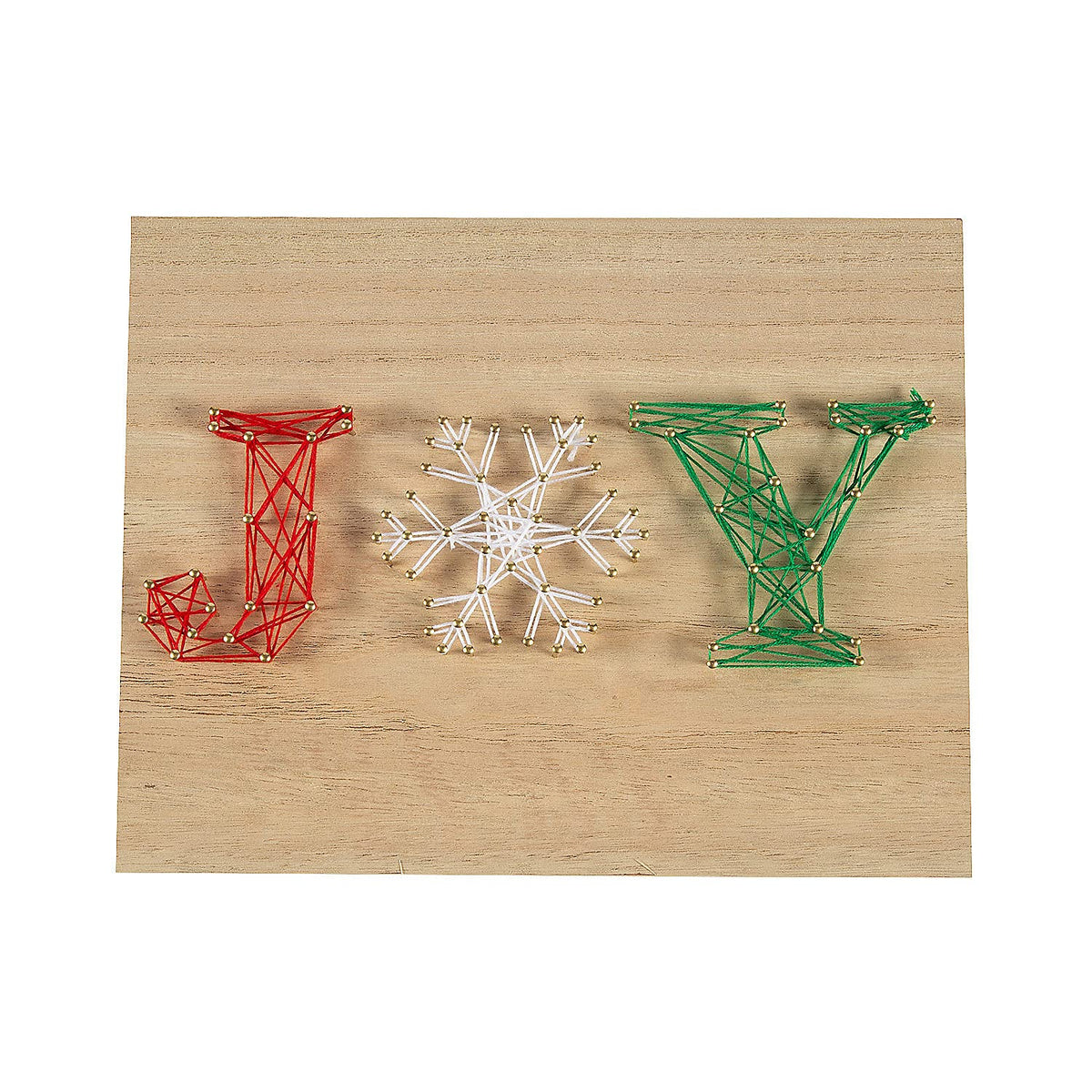 Christmas Joy String Art Craft – WoodArtSupply