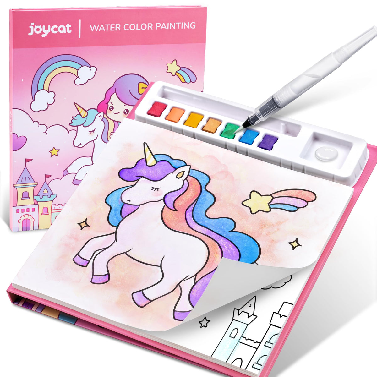JoyCat Paint with Water Coloring Books for Toddlers, Watercolor Painti ...