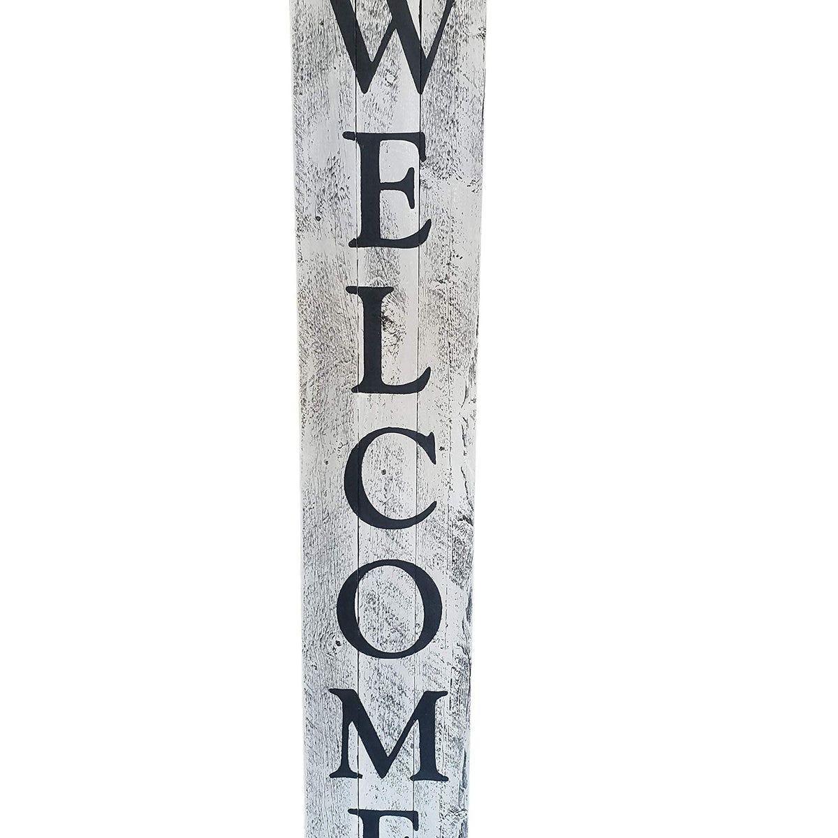 Rockin' Wood Indoor Outdoor Welcome Sign 5 Foot Vertical Rustic Reclai ...