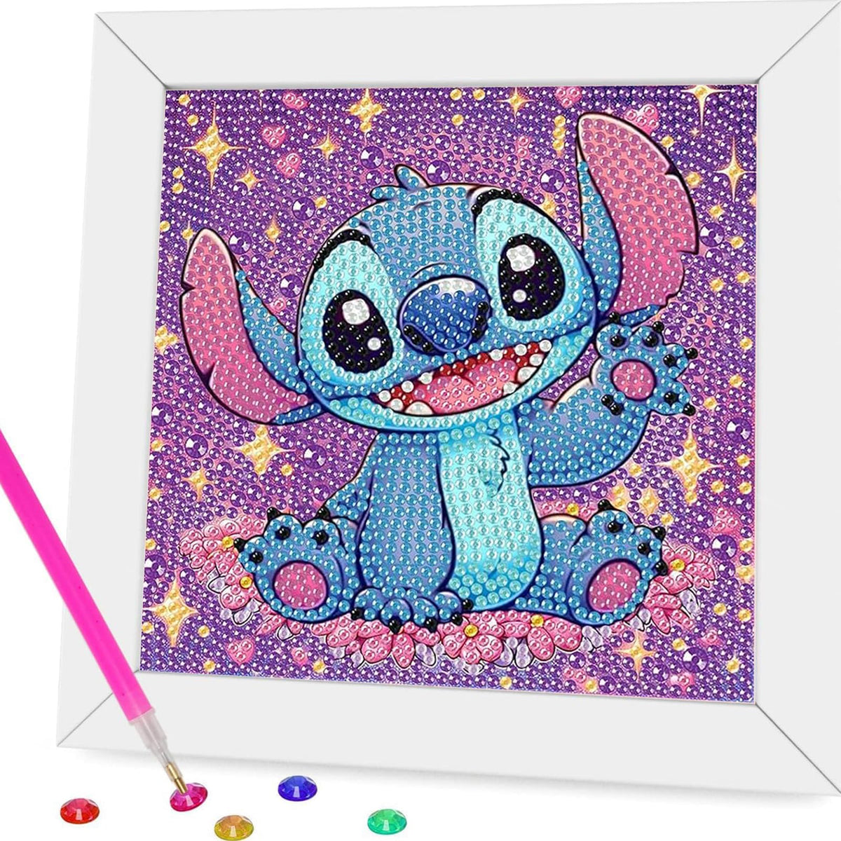 Gearock Diamond Art Kits with Frame, Cute Small Diamond Painting Kits ...