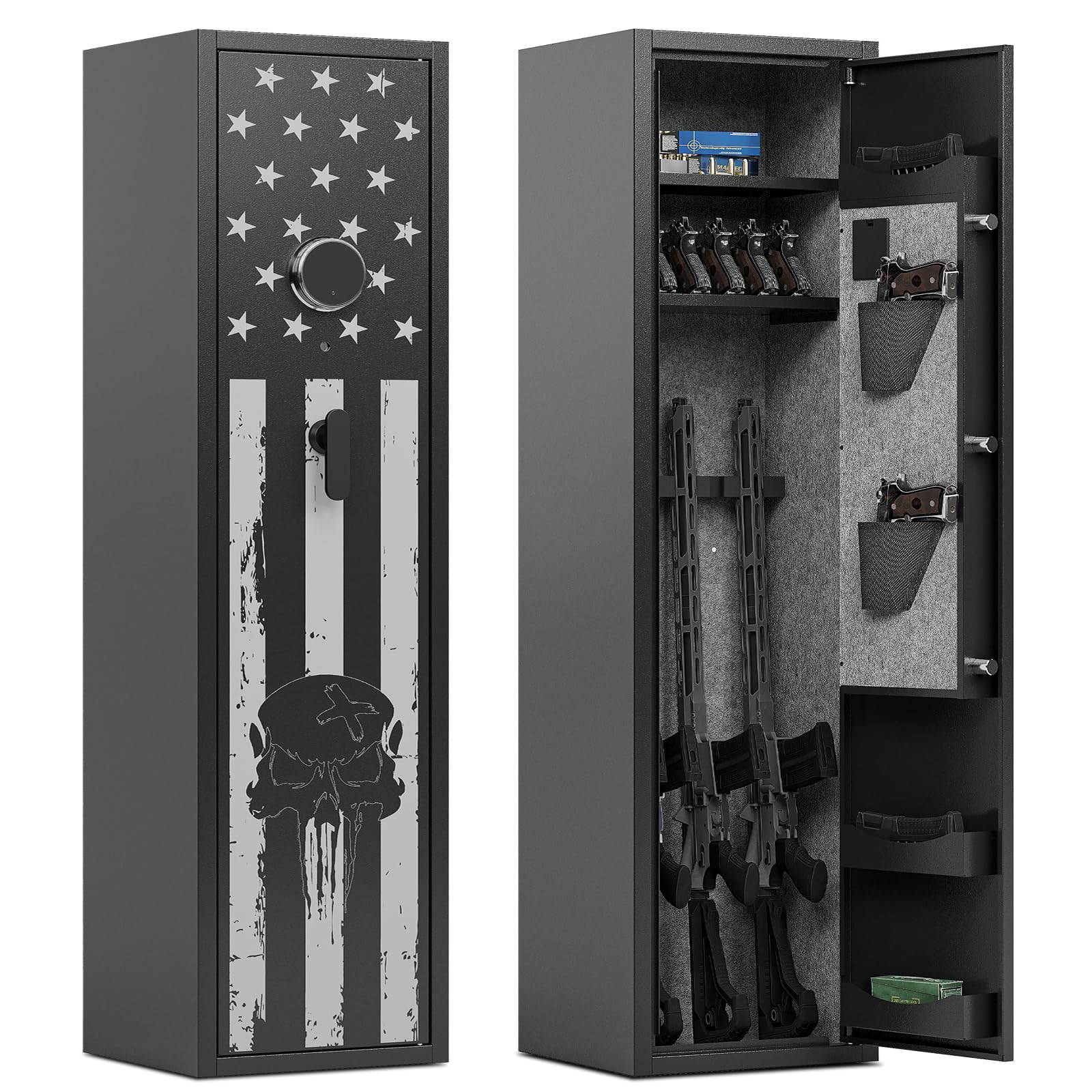 BUTISOW 6 Gun Safe, Gun Safe for Rifles and Pistols, Large Capacity ...
