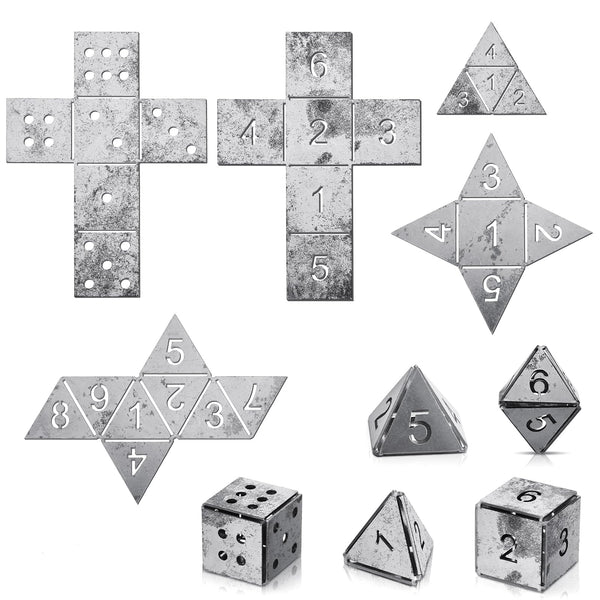 Therwen 5 Pieces Welding Practice Kit Steel 16 Gauge Dice Welding Coup ...