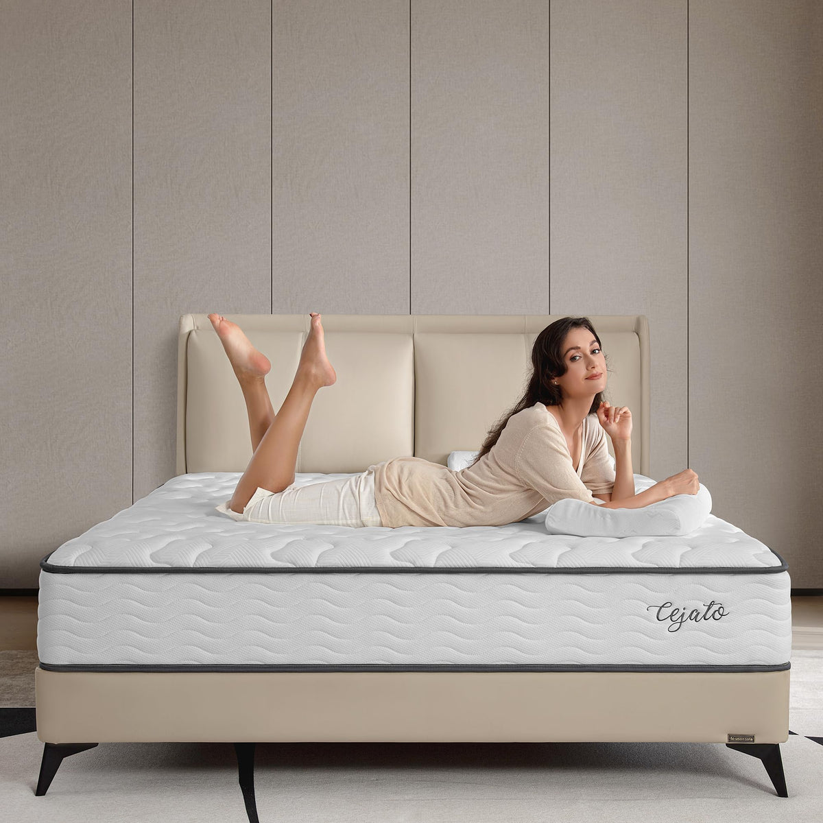 Cejato Full Mattress,Memory Foam Hybrid 12 Inch Full Size Springs Matt ...