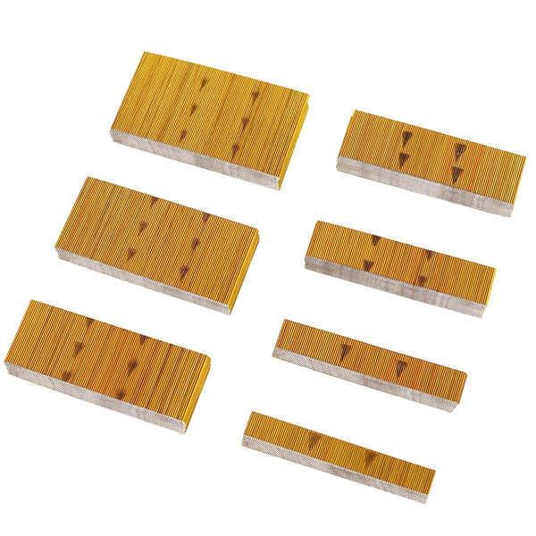 HAMWOO 14000 pcs 23 Gauge Pin Nails, Headless Pinner Nails, 7 Sizes As ...