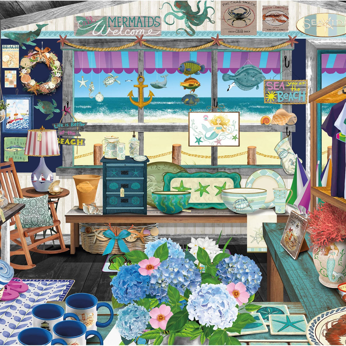 Ceaco - Tracy Flickinger - Sea & Sand Gift Shoppe - 300 Piece Jigsaw P ...