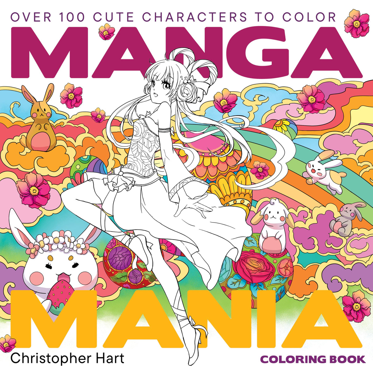 Manga Mania Coloring Book: Over 100 Cute Characters to Color – Manga a ...