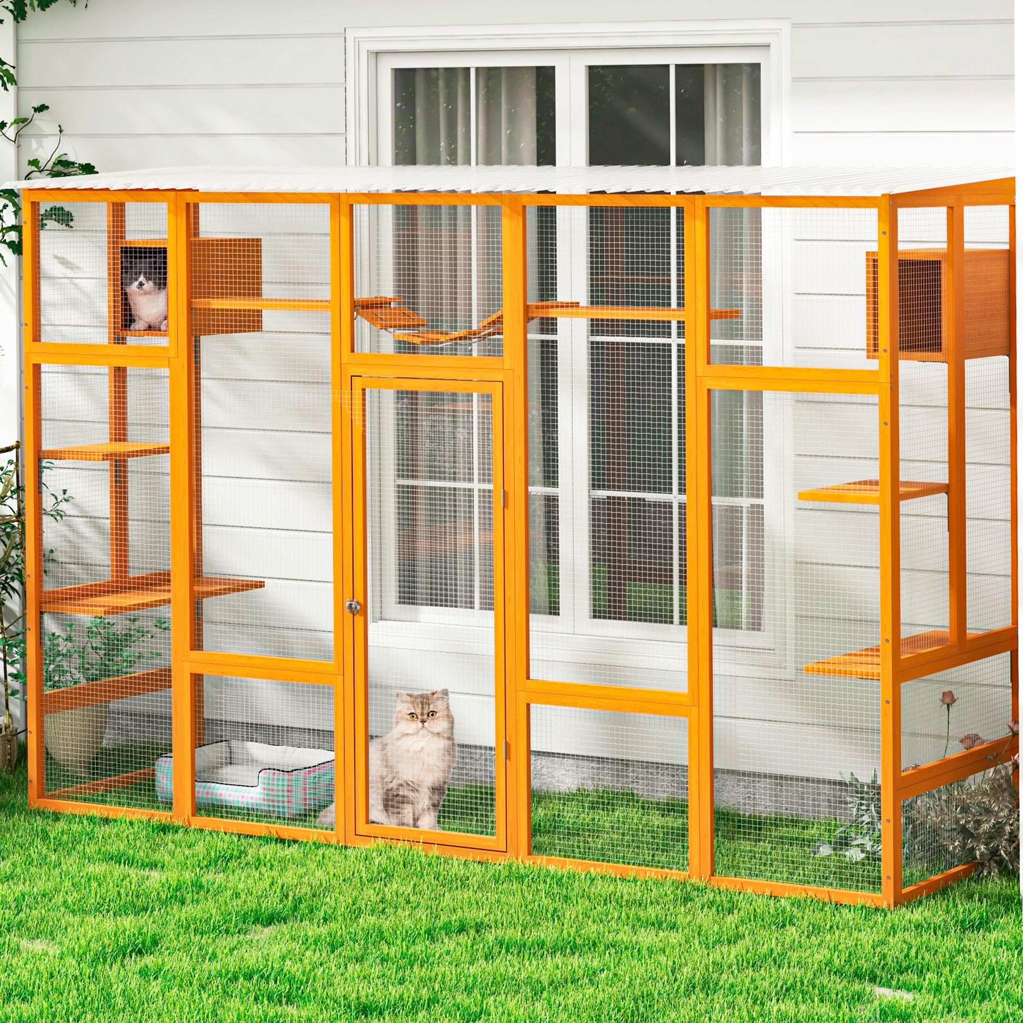 COZIWOW Catio Outdoor Cat Enclosure Window Catios for Indoor Cats ...