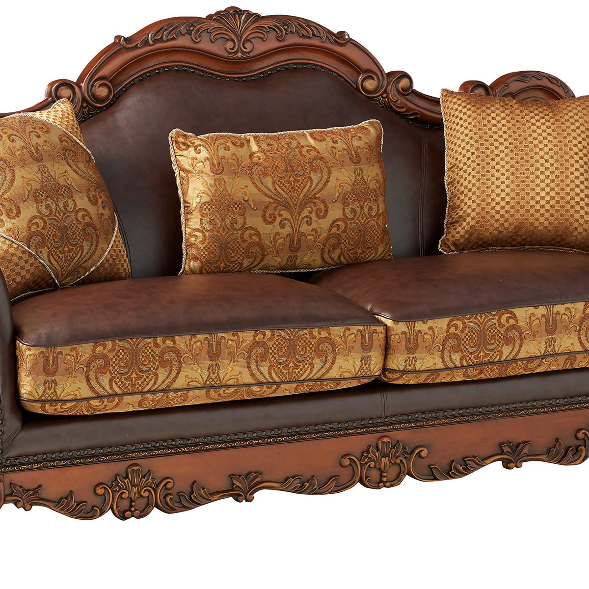Acme Dresden Sofa in Brown – WoodArtSupply