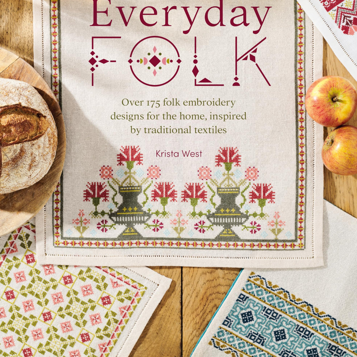 Everyday Folk: Over 175 folk embroidery designs for the home, inspired ...