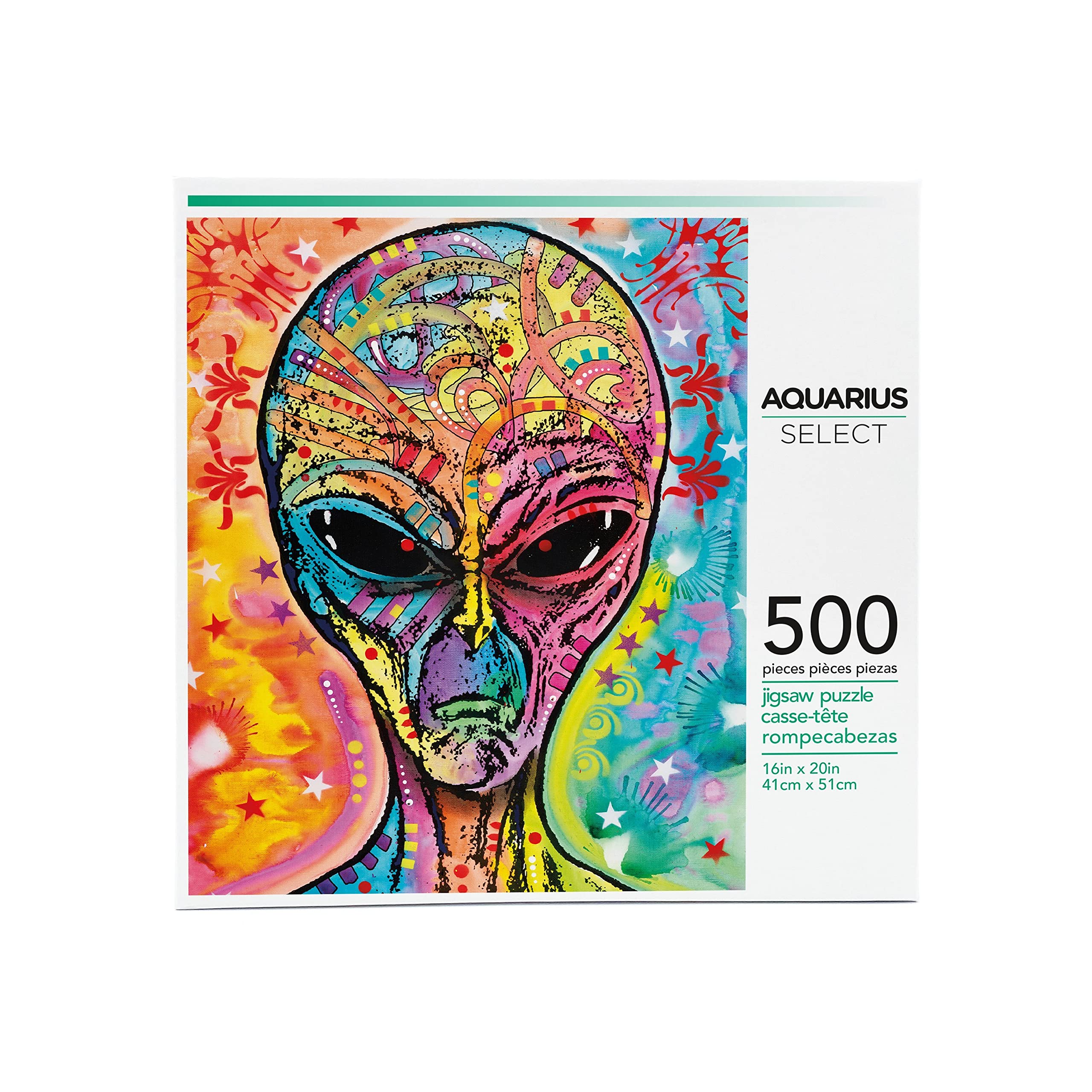 AQUARIUS - Dean Russo Alien 500 Piece Jigsaw Puzzle – WoodArtSupply