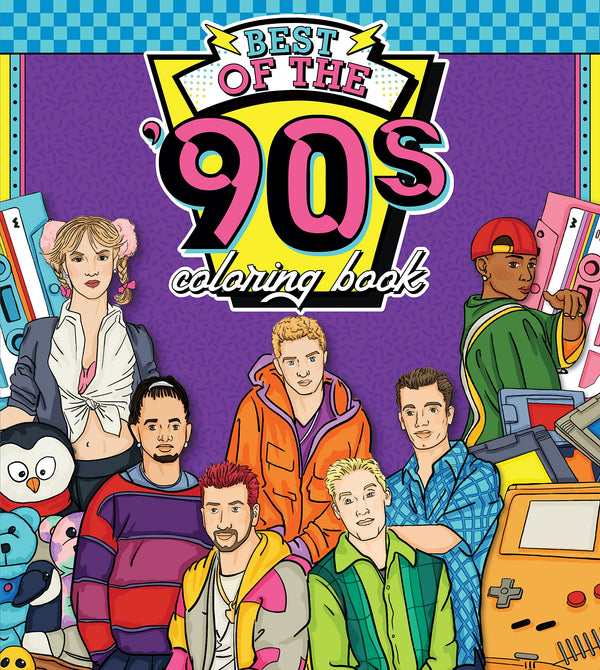 The Best of the '90s Coloring Book: Color your way through 1990s art ...