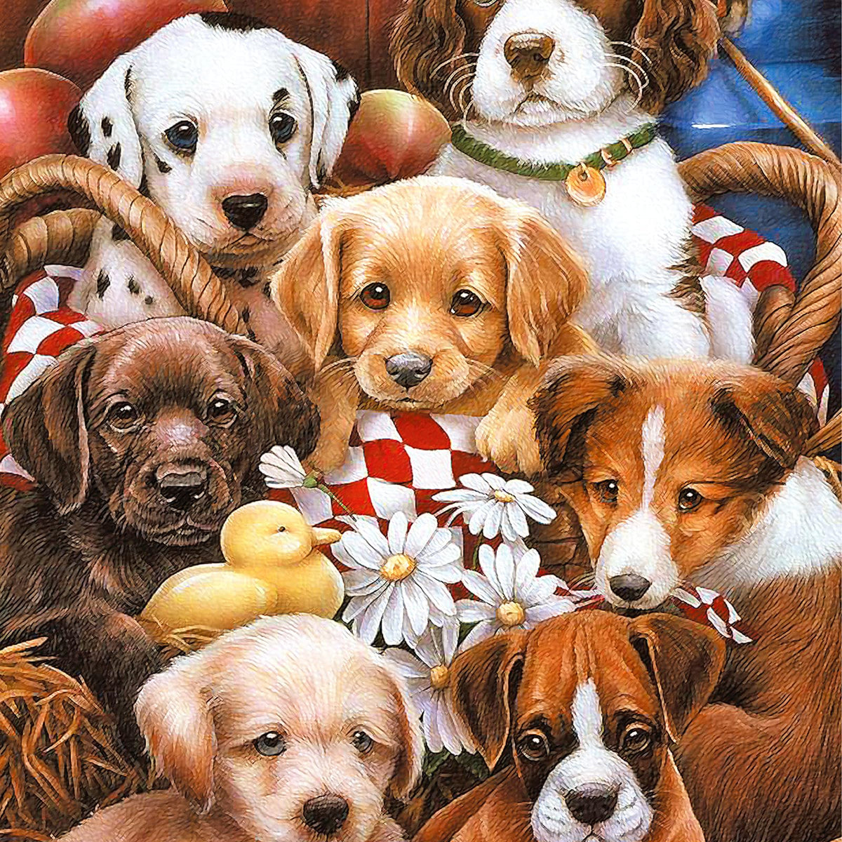 100 Piece Puzzles for Kids Dog Puzzle 100 Piece Puzzles for Adults Pup ...