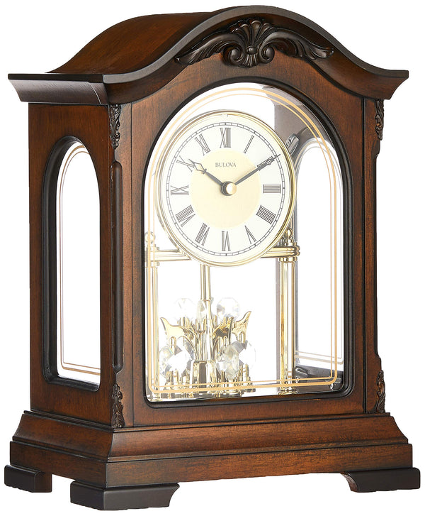 Bulova B1845 Durant Chiming Clock, Walnut – WoodArtSupply
