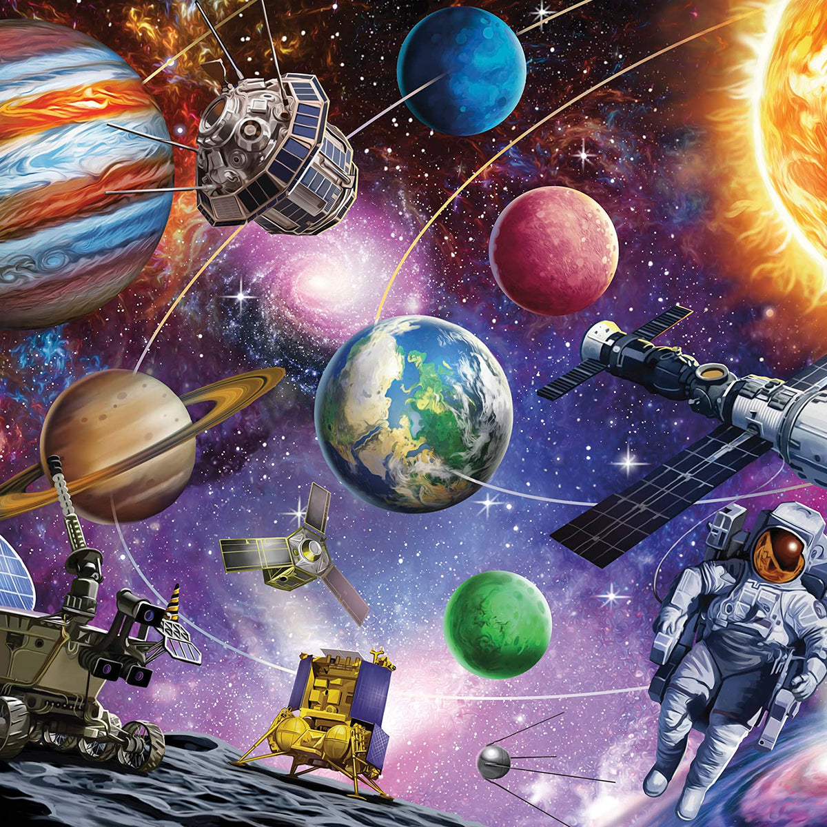 Ceaco - Cosmos - 100 Piece Jigsaw Puzzle – WoodArtSupply
