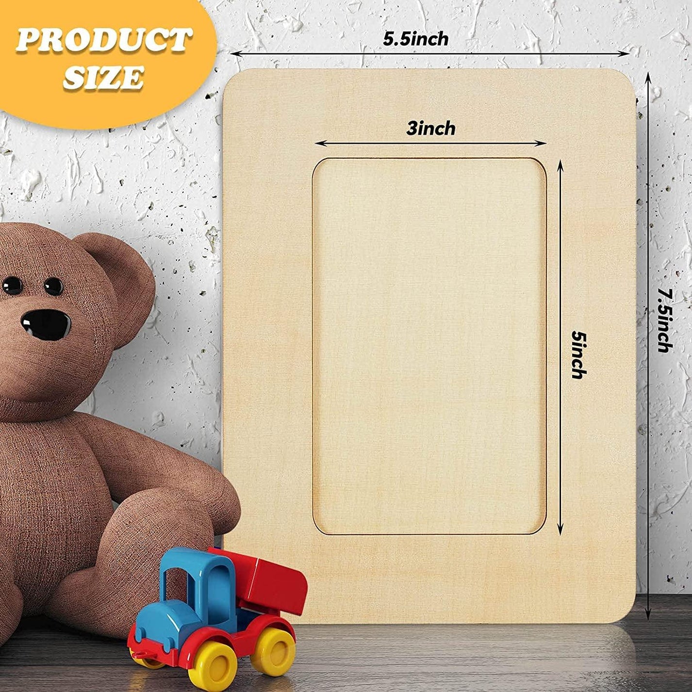 DIY Wood Picture Frames Unfinished Solid Wood Photo Picture Frames for ...