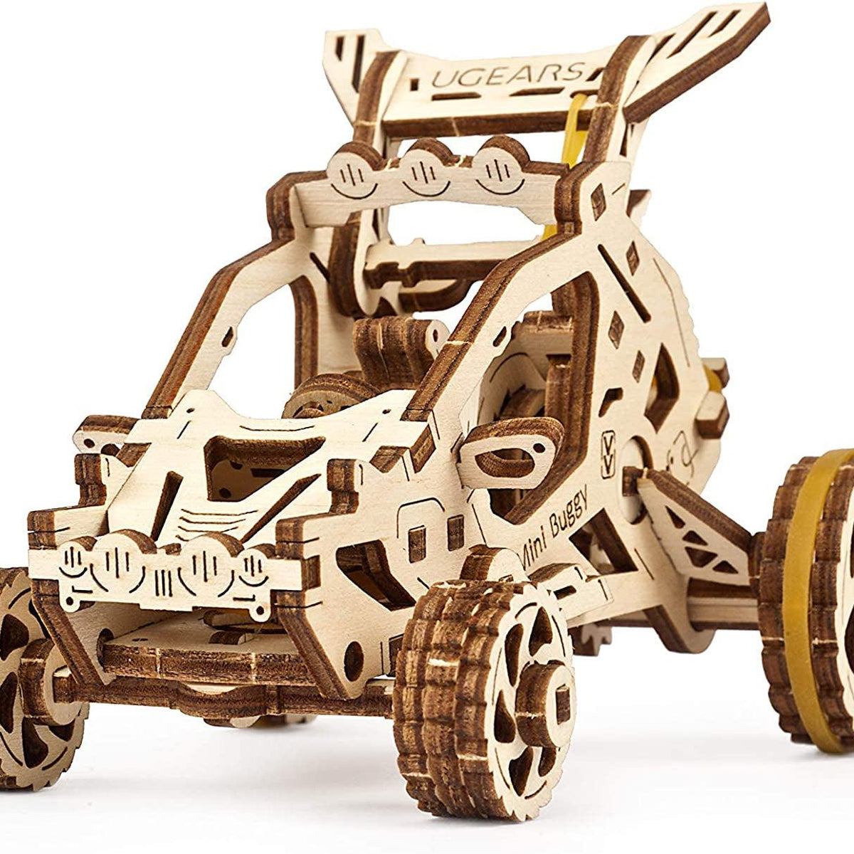 UGEARS Mini Buggy 3D Wooden Puzzle - Easy Self-Assembly Mechanical Mod ...
