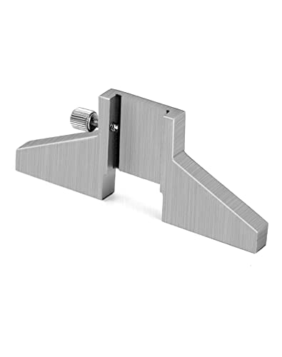 QWORK Caliper Depth Base Carbon Steel T-Bar Attachment for Dial/Digital ...