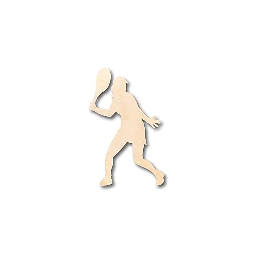 Unfinished Wood Girl Tennis Shape - Craft - up to 36" DIY 18" / 3/4 ...