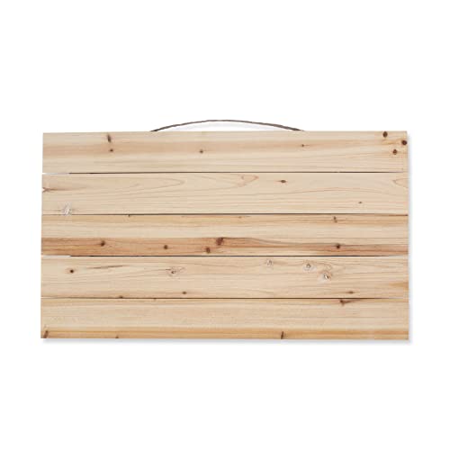 26”; Wood Pallet Rectangle Plaque by Make Market® – WoodArtSupply