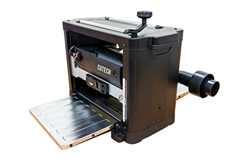 Cutech 40700H 12-1/2-Inch Spiral Cutterhead Benchtop Planer with 24 Tu ...