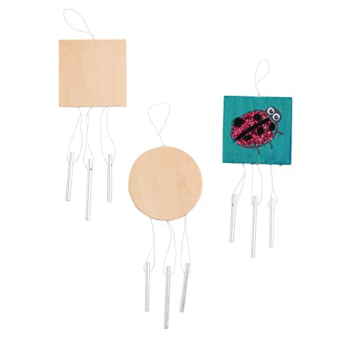 Colorations® Decorate Your Own Wooden Wind Chimes Kit, Set of 12, 2 ...