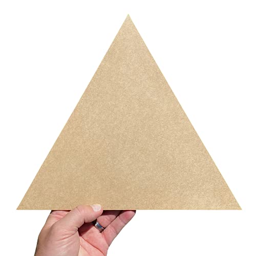 Wooden Craft Cutouts Unfinished Wood Triangle Shape, Wooden Triangle ...