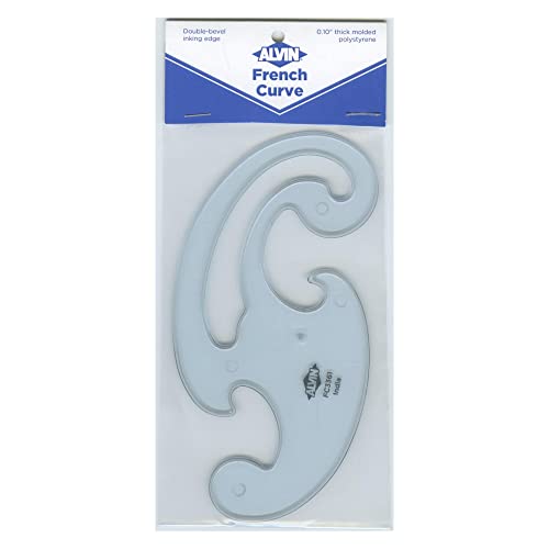 ALVIN French Curve Ruler 6.65" Model FC3371 Drafting Drawing Measuring ...