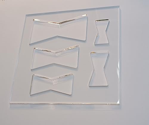 Bow Tie Router Templates,Classic Bow Tie Inlay Acrylic Router Template ...