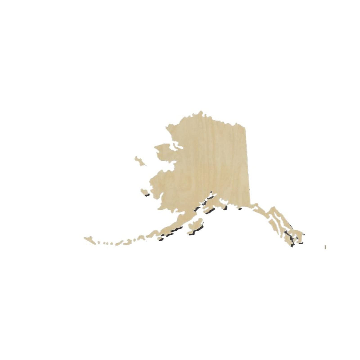 Alaska State Wood Craft,Unfinished Wooden Cutout Art,DIY Wood Sign, In ...