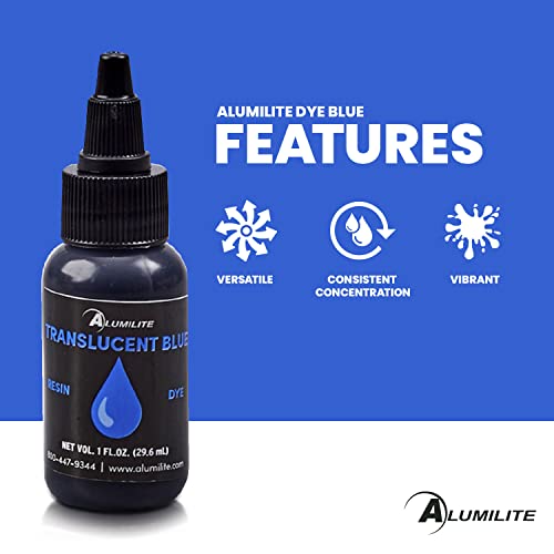Alumilite Dye Liquid Color Tint Blue (1 oz) Highly Concentrated ...