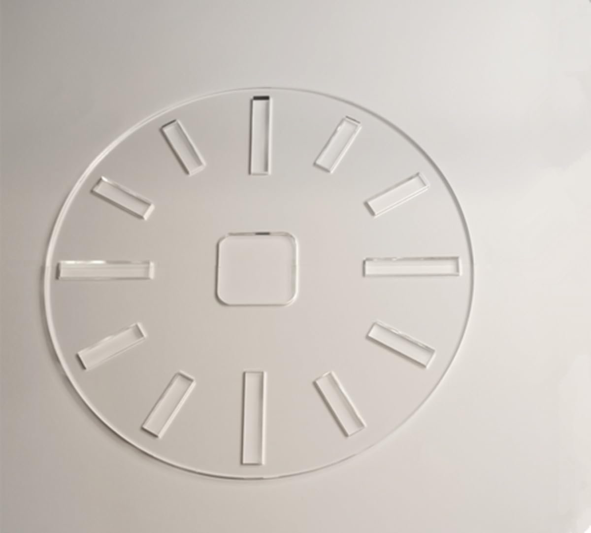 Acrylic Clock Template,12" Circle Clock Face with Clock Dials,Acrylic ...