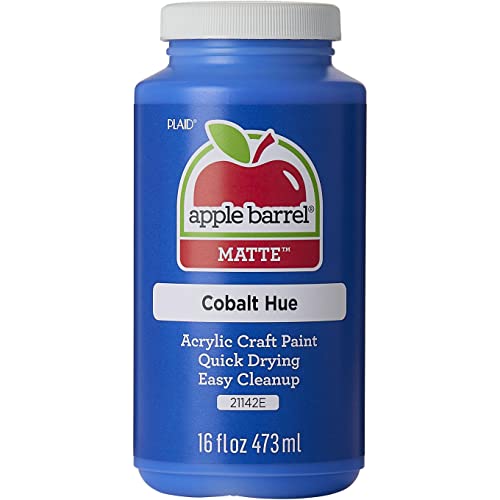 Apple Barrel Acrylic Paint in Assorted Colors (16 Ounce), 21142 Cobalt ...