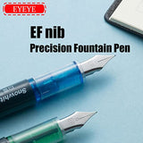 EYEYE 8 Colored Disposable Fountain Pens for Writing 8 Assorted Color ...