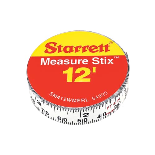 Starrett Tape Measure Stix with Adhesive Backing - Mount to Work Bench ...