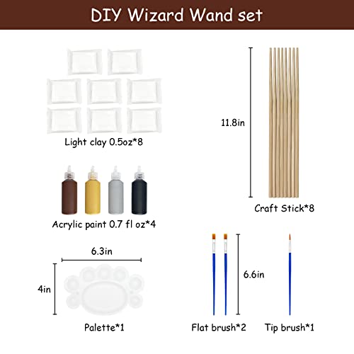 Magic Wand Making Kit for Kids Adults DIY Craft Set Wizard Birthday ...