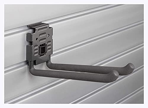 HandiWall 8" Double Hook with Locking Bracket for Tool Storage on Gara ...