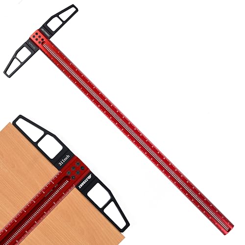 TYDEEY 12, 24, 31, 39 in Precision Ruler Square T-Shaped Woodworking S ...