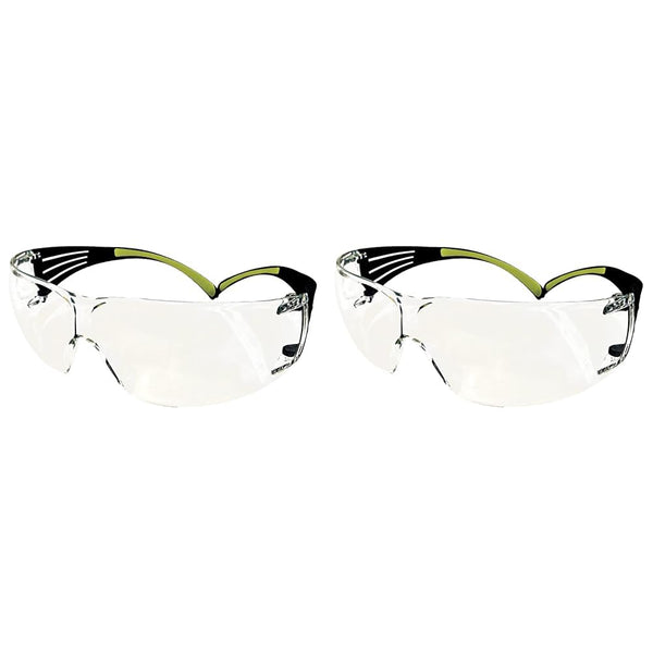 3M SF401AF SecureFit 400 Series Protective Eyewear, Clear Lens, Anti-F ...