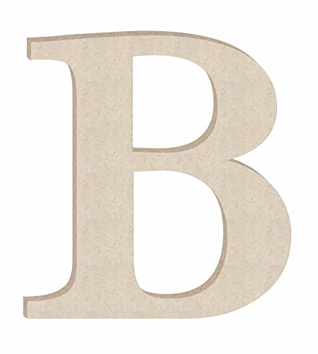 Wooden Letters 15 Inch Unfinished Times B Craft, Paintable Blank Wood ...