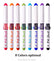 EYEYE 8 Colored Disposable Fountain Pens for Writing 8 Assorted Color ...