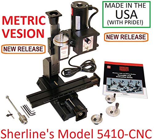 Sherline 5410-CNC Metric Version 12" Milling Machine CNC Ready ...