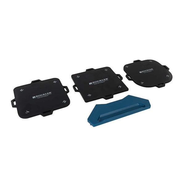 Corner Cutter Router Template (Set of 3) w/ Rubber Strips - Woodworkin ...