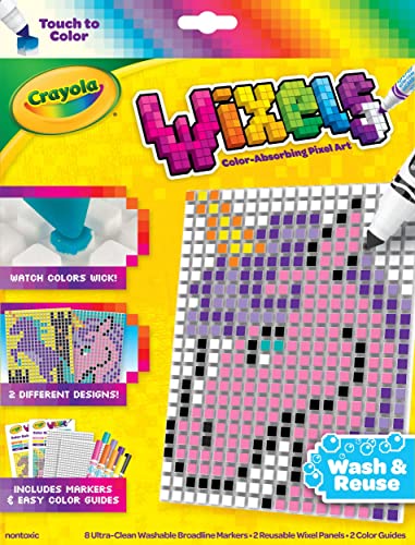 Crayola Wixels Unicorn Activity Kit, Pixel Art Coloring Set, Gift for ...