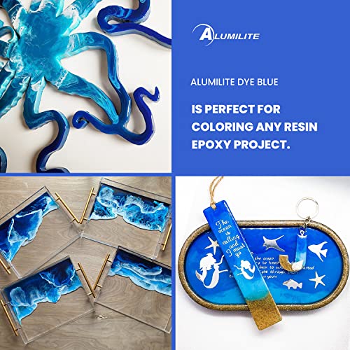Alumilite Dye Liquid Color Tint Blue (1 oz) Highly Concentrated ...