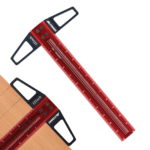 TYDEEY 12, 24, 31, 39 in Precision T-Square Ruler Woodworking Scriber ...